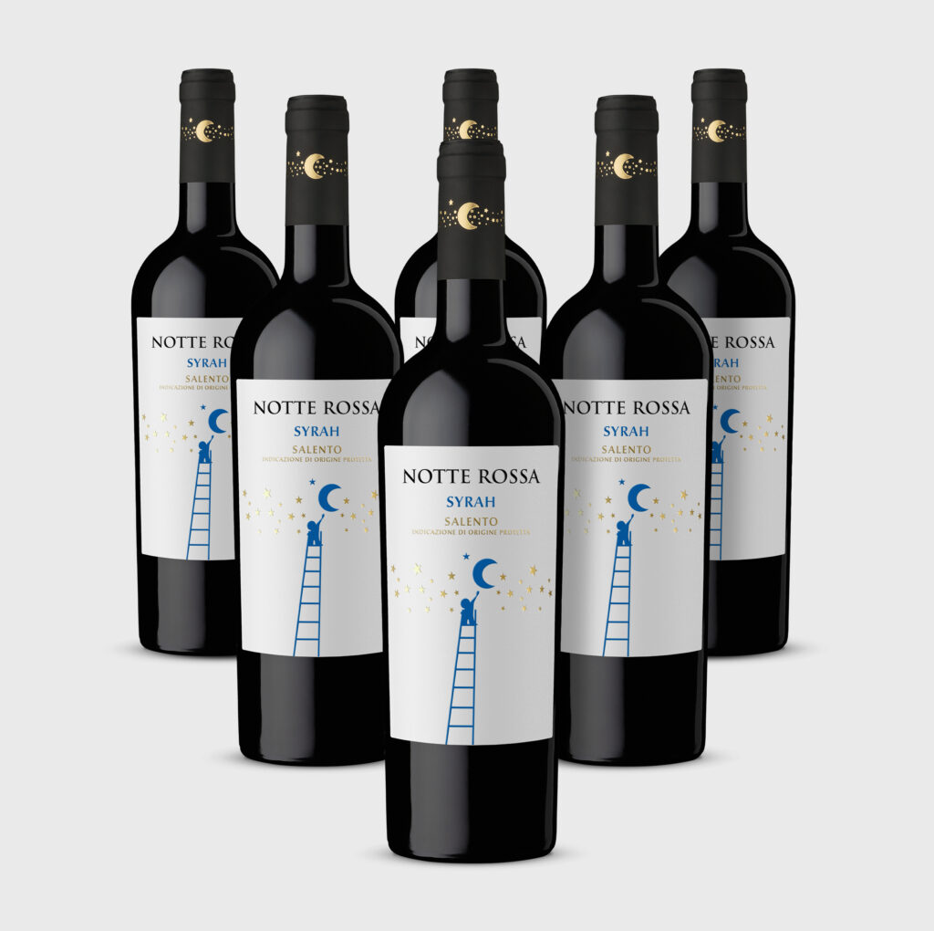 Acquista Vino Syrah Salento IGP - Box 6 Bottiglie | Notte Rossa