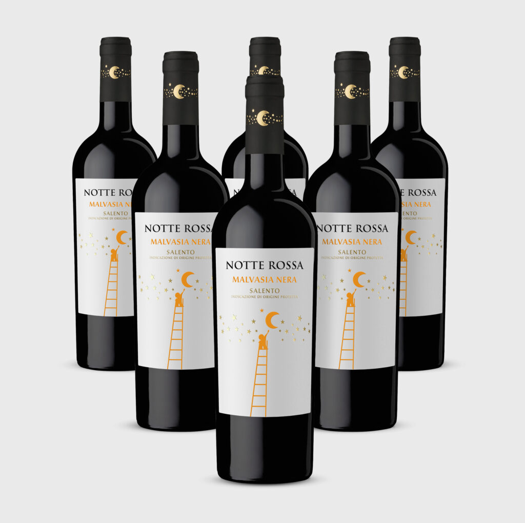 Acquista Vino Malvasia Nera Salento IGP - Box 6 Bottiglie | Notte Rossa